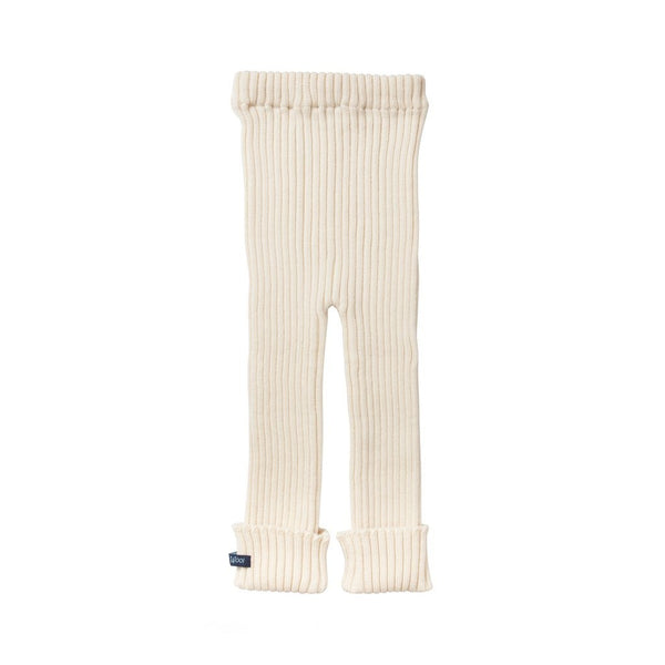100% Merino Wool TUBES Kids Leggings [Cream] – Ella's Wool